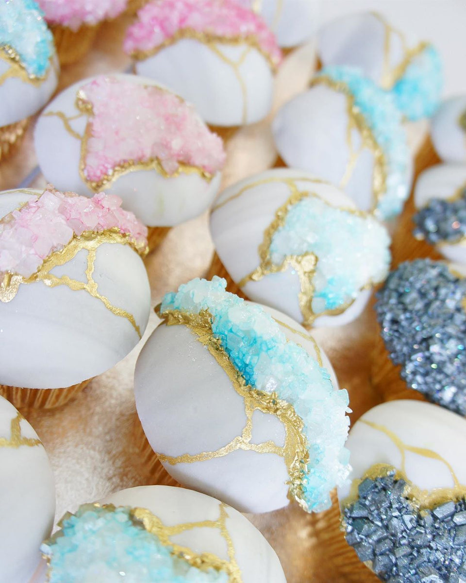 Geode Cupcakes – Tuck Box Cakes