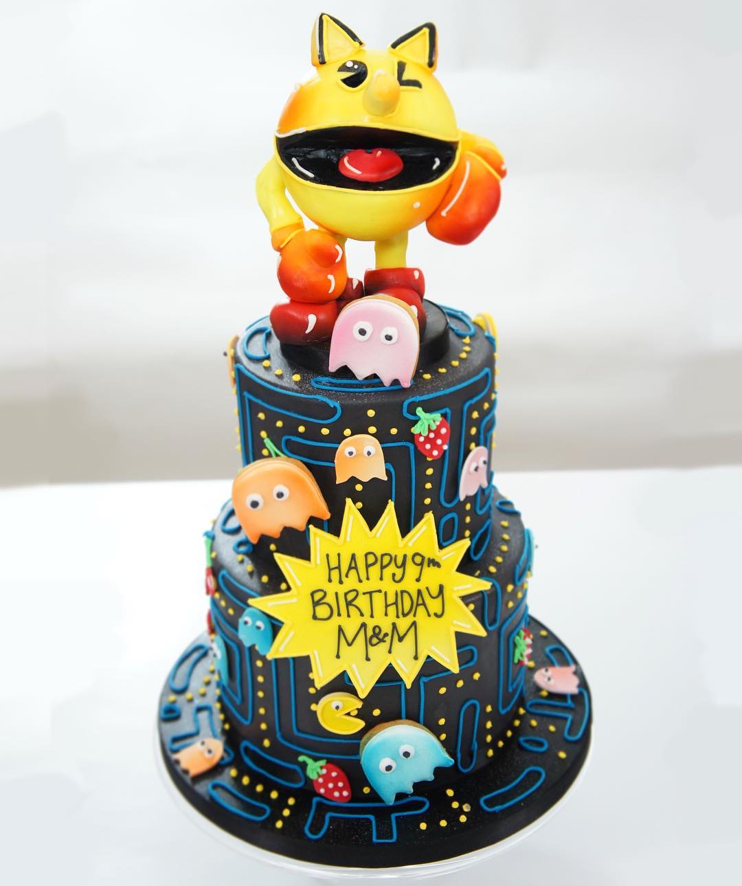 Old School Pacman Cakes Funny Food | Hare Maristeit